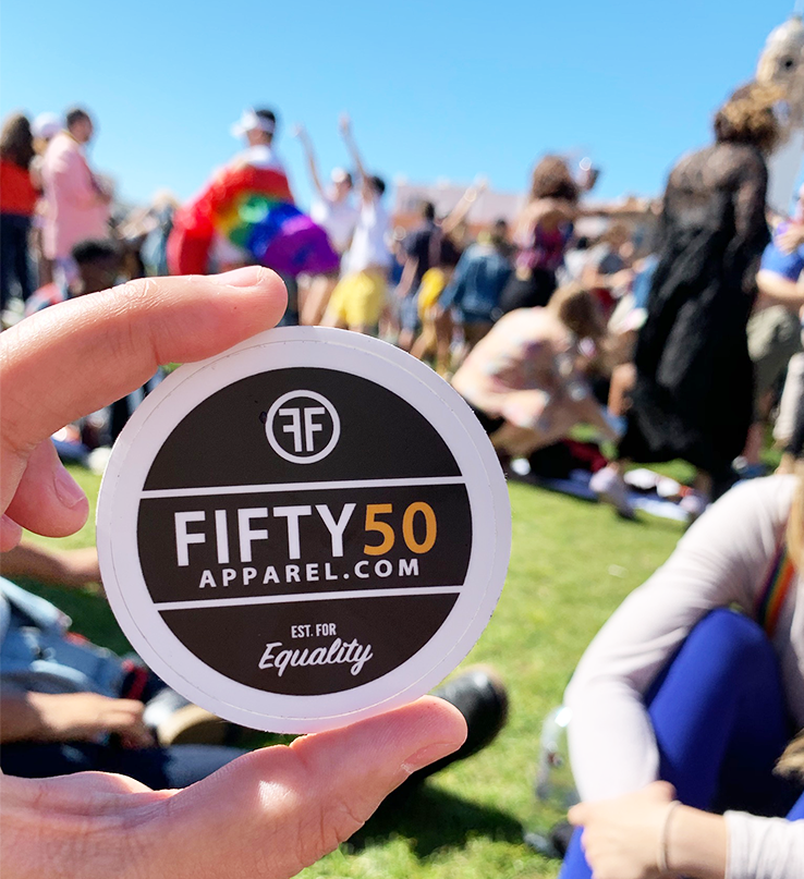 Round Sticker | Fifty50 Apparel